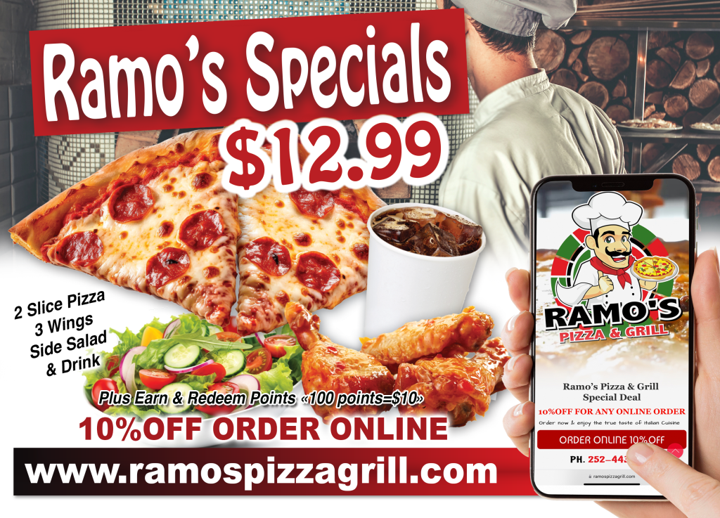 Ramos Pizza & Grill – 10% Off Online Orders